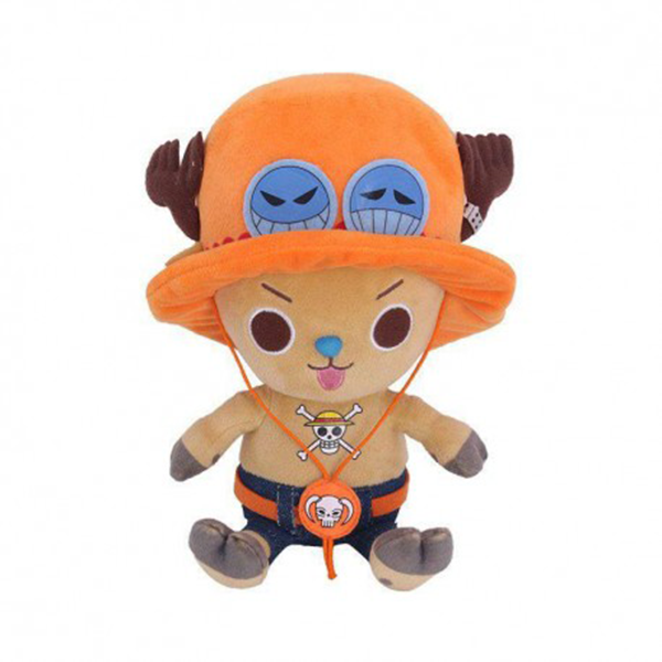 One Piece - Chopper X Ace Plush 20cm - Amsterdam Toys
