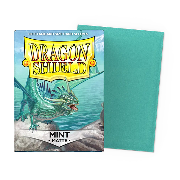Dragon Shield Matte Standard Size Sleeves - Mint - Amsterdam Toys