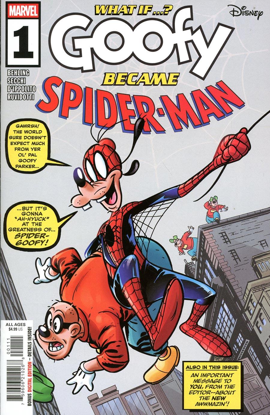 What If...? Goofy Became Spider-Man #1 - Francesco D'ippolito ...